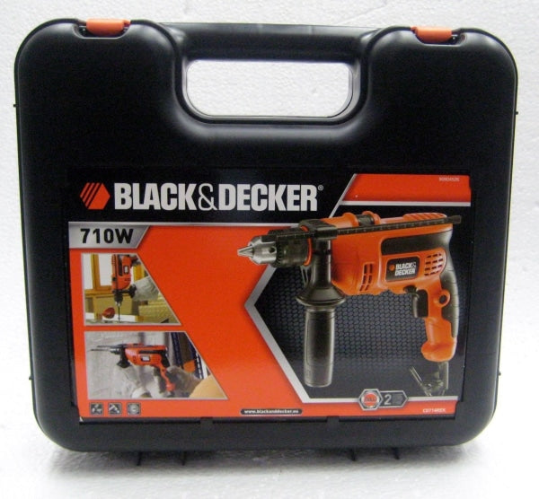 Black Decker CD714REK Reversible Power Hammer Drill 220 240 Volts 50 Portugalia Sales Inc