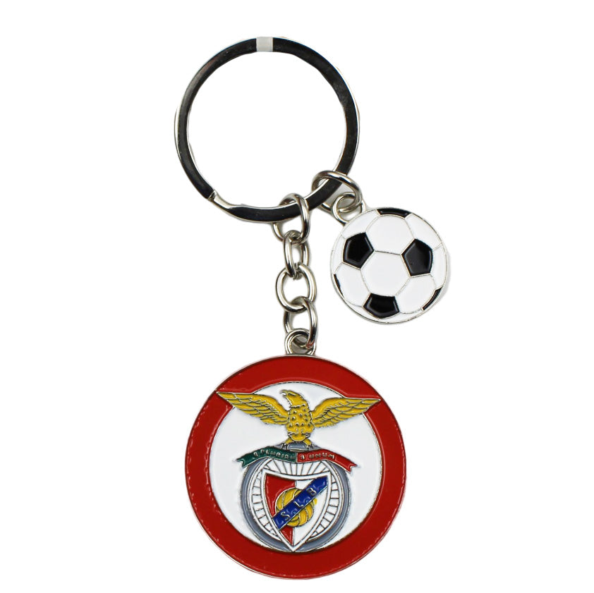 Sport Lisboa e Benfica SLB Logo with Soccer Ball Keychain – Portugalia ...