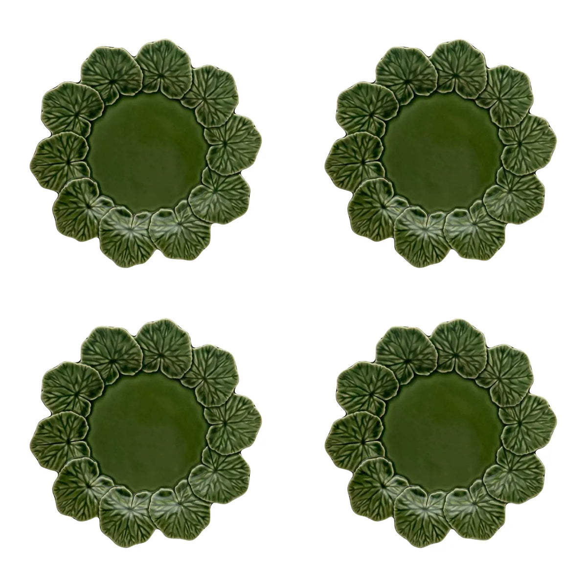 Bordallo Pinheiro Geranium Dinner Plate, Set of 4 – Portugalia Sales Inc