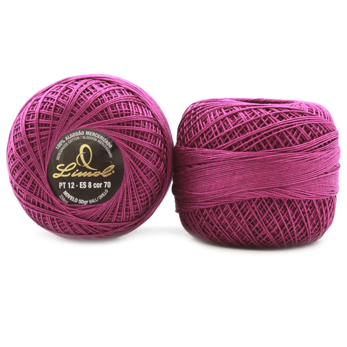 Limol Size 12 Colored 50 Grs 100% Mercerized Crochet Thread Cotton Bal ...