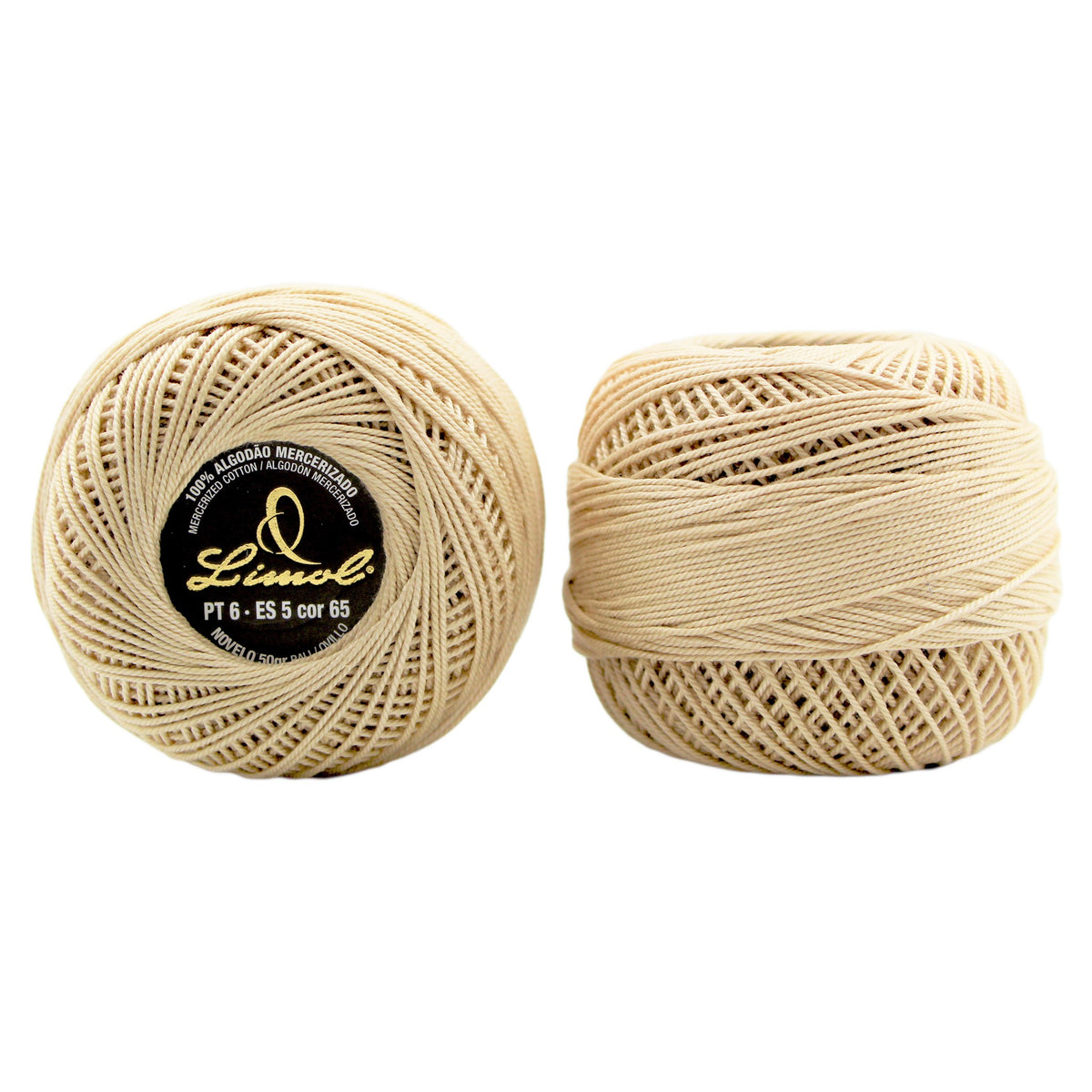 Limol Size 6 Colored 50 Grs 100% Mercerized Crochet Thread Cotton Ball ...