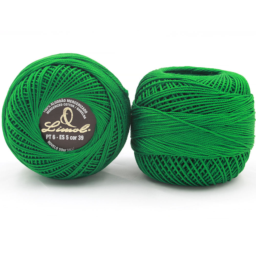 Limol Size 6 Colored 50 Grs 100% Mercerized Crochet Thread Cotton Ball ...